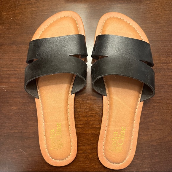 Jessica Cline | Shoes | Jessica Cline Slide Sandals 8 | Poshmark